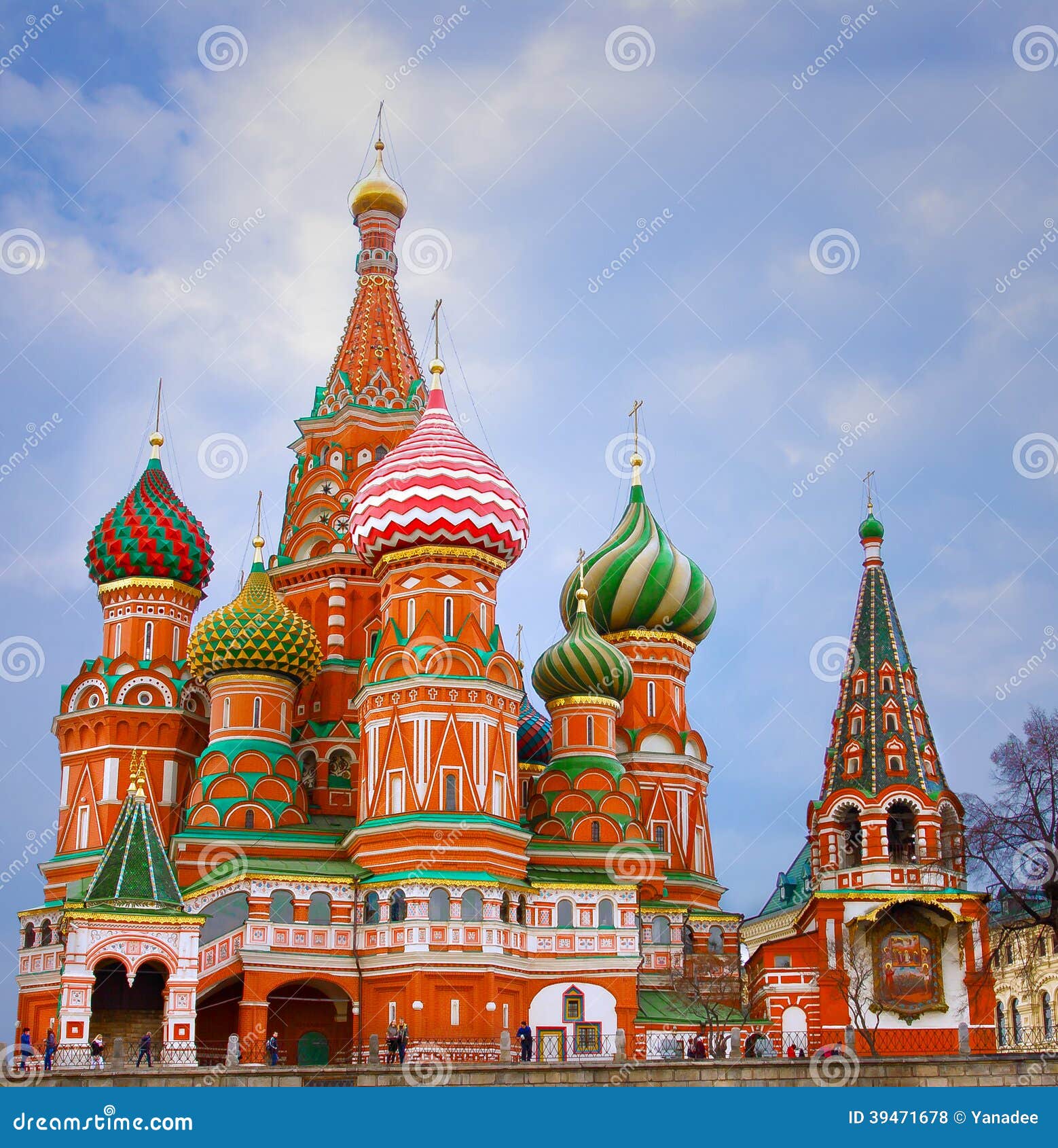 De Kathedraal Op Het Rode Vierkant Stock Foto - Image of ...