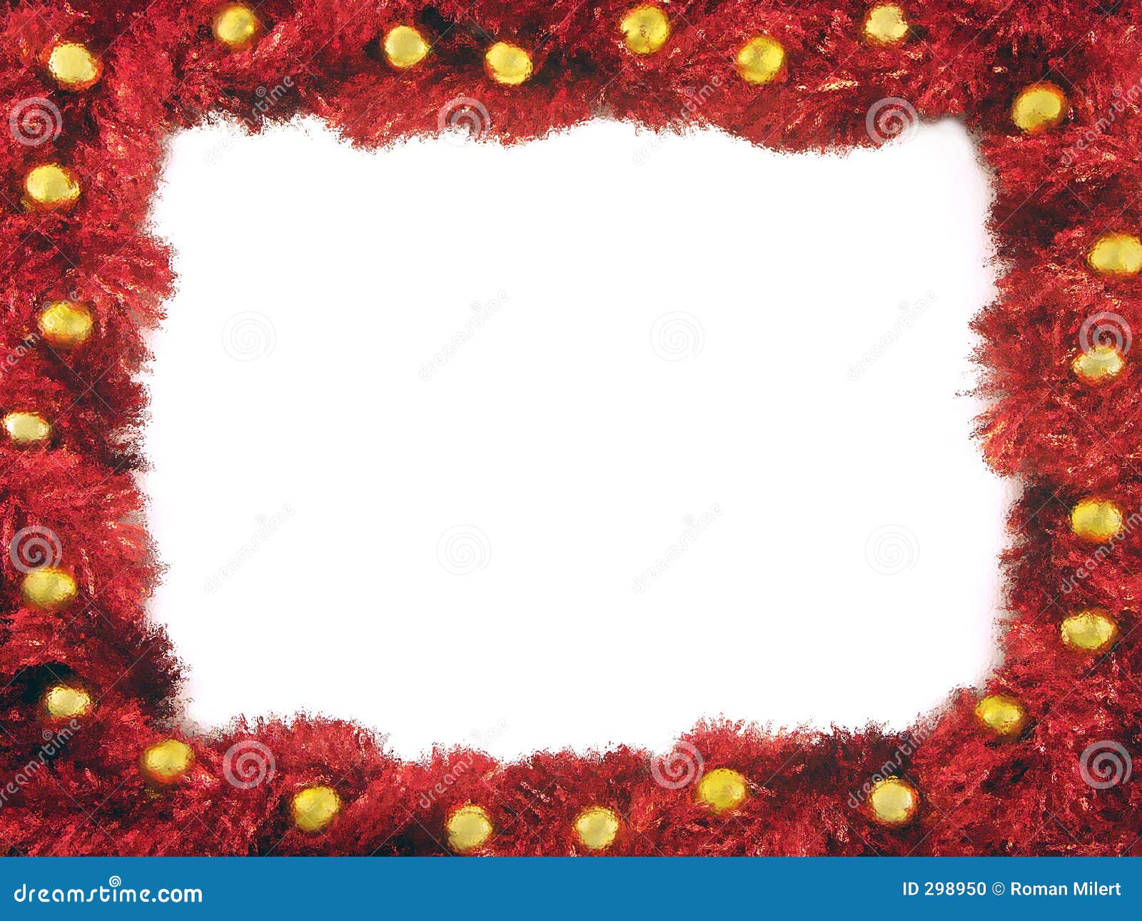 De Keten Van Kerstmis Frame Stock Foto - Image of decoratie, glas: 298950