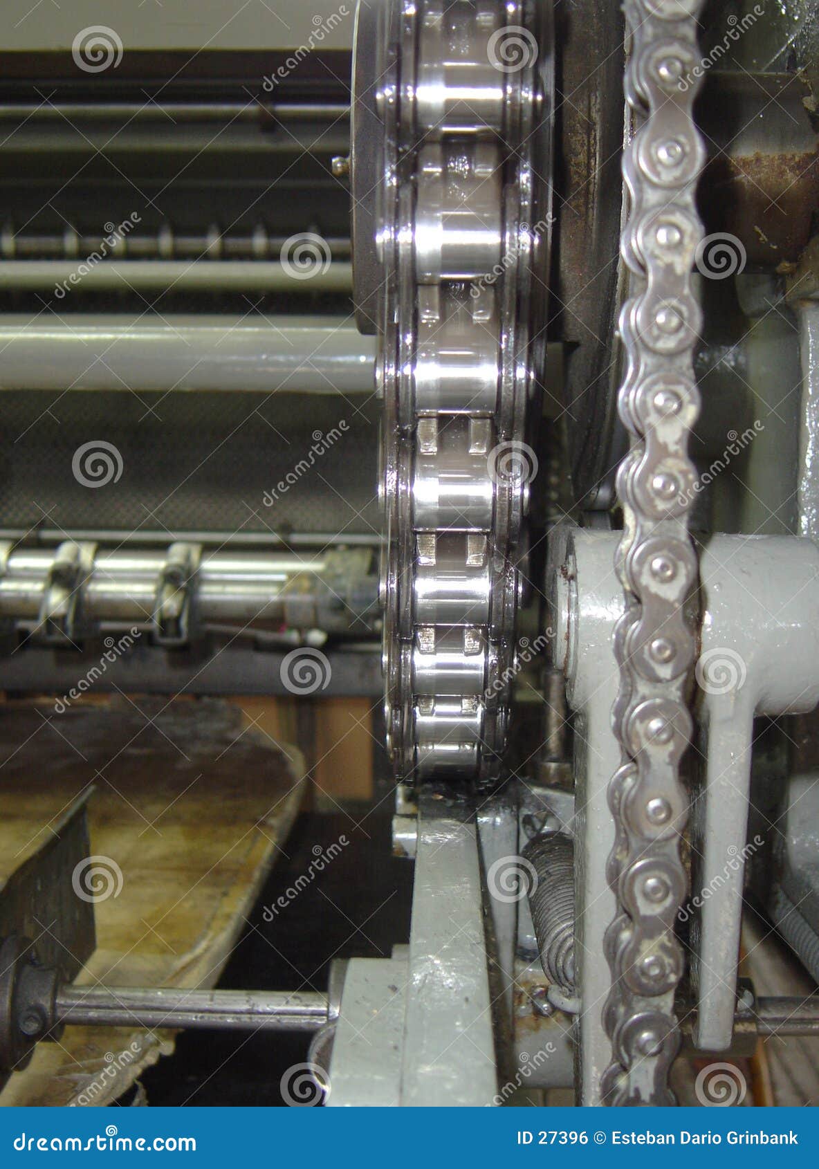 De Kettingen Van De Machine Stock Foto - Image of ketting, helderheid ...