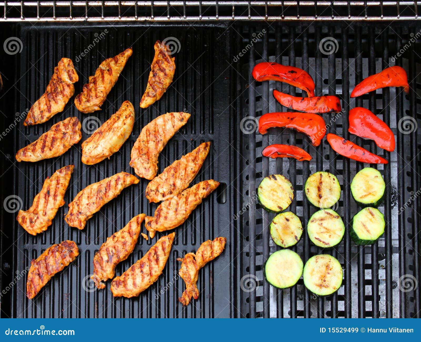 De kip van de barbecue stock afbeelding. Image of vlees - 15529499