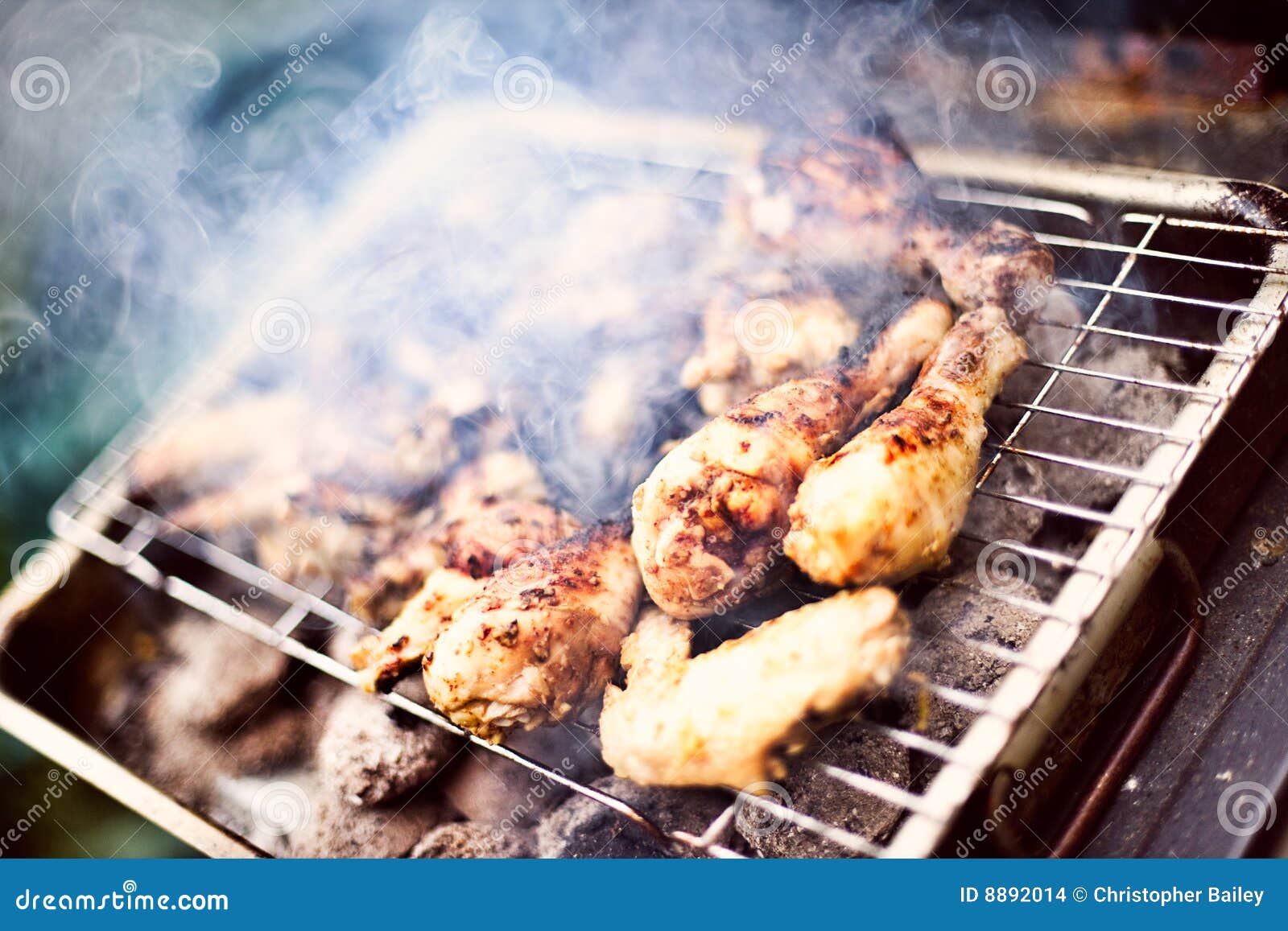 De Kip van de barbecue stock foto. Image of rooster, grillen - 8892014