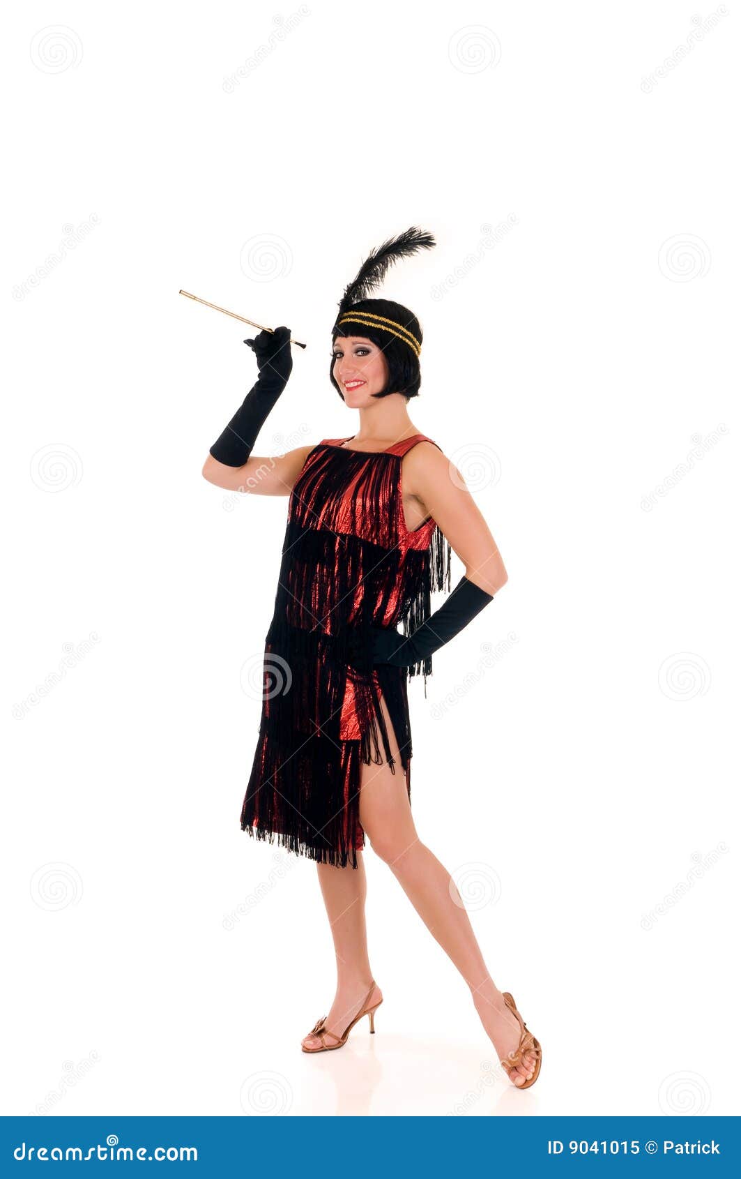 De Kleding Van Charleston Van De Vrouw Stock Afbeelding - Image of ...