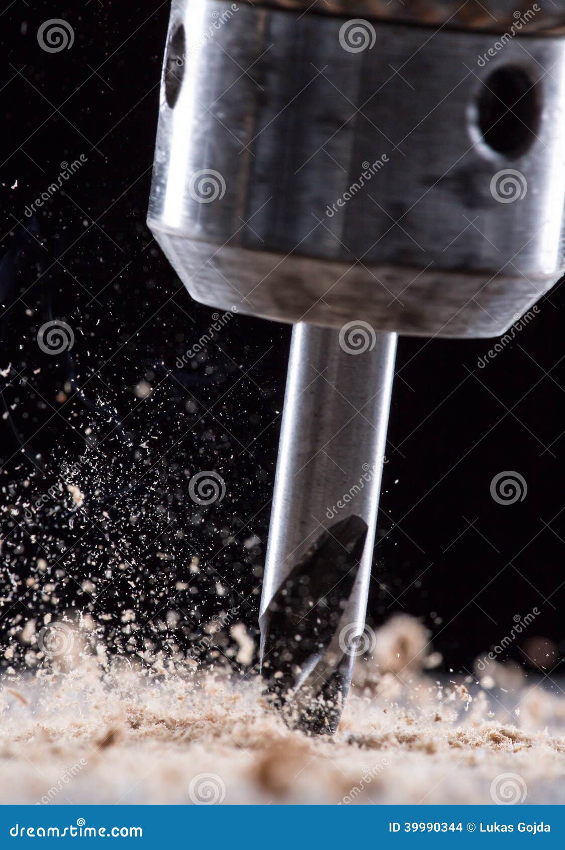 De klem van de metaalboor stock foto. Image of beschermend - 39990344