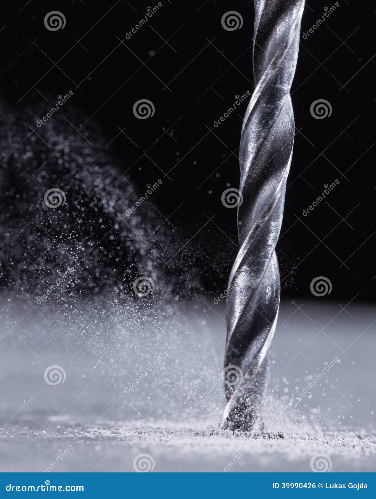 De klem van de metaalboor stock foto. Image of pictogram - 39990426