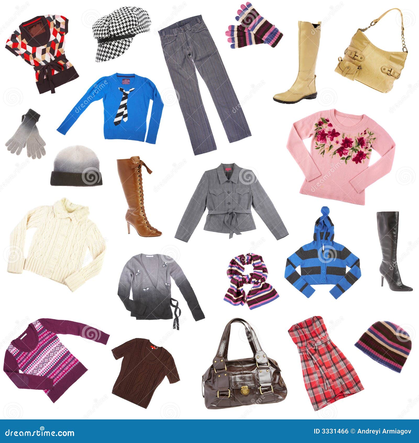 De Kleren Van De Dame. De Kleren Van De Winter Stock Foto - Image of ...