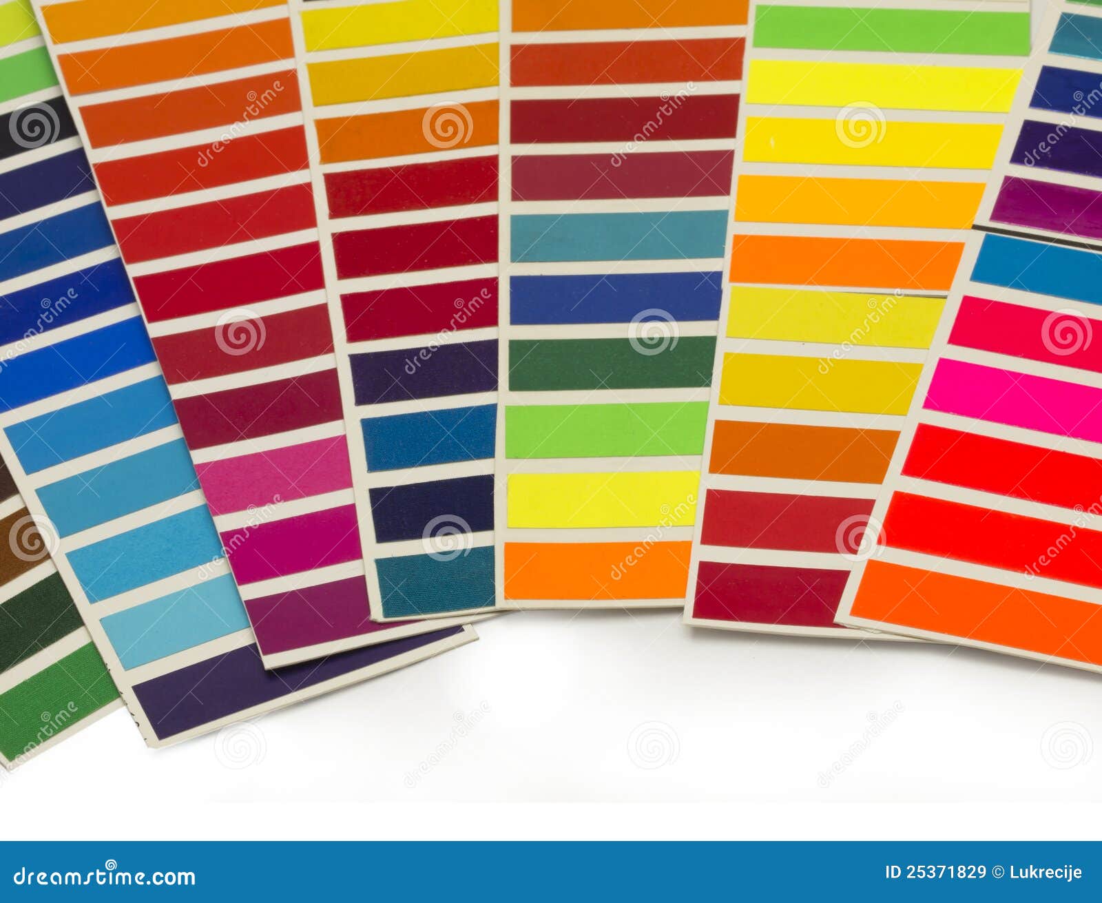 De Kleurenspectrum Van De Steekproef Stock Afbeelding - Image of plan ...