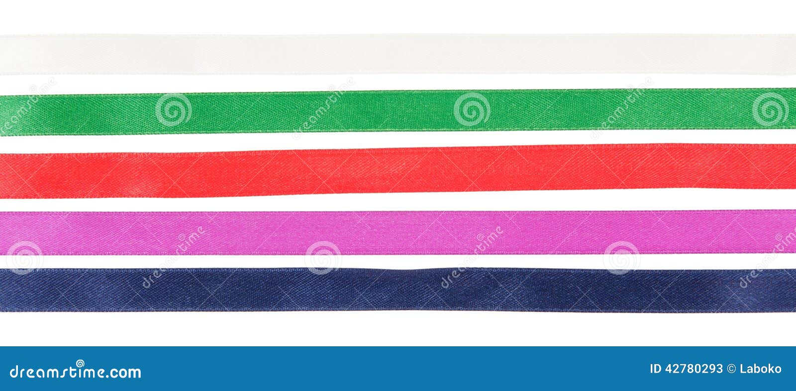 De kleurrijke linten stock afbeelding. Image of schitter - 42780293