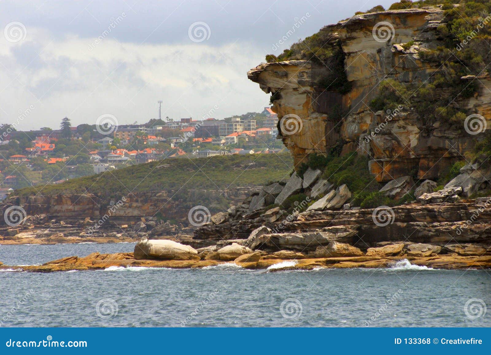 De Klip van de rots stock foto. Image of overzees, rots - 133368