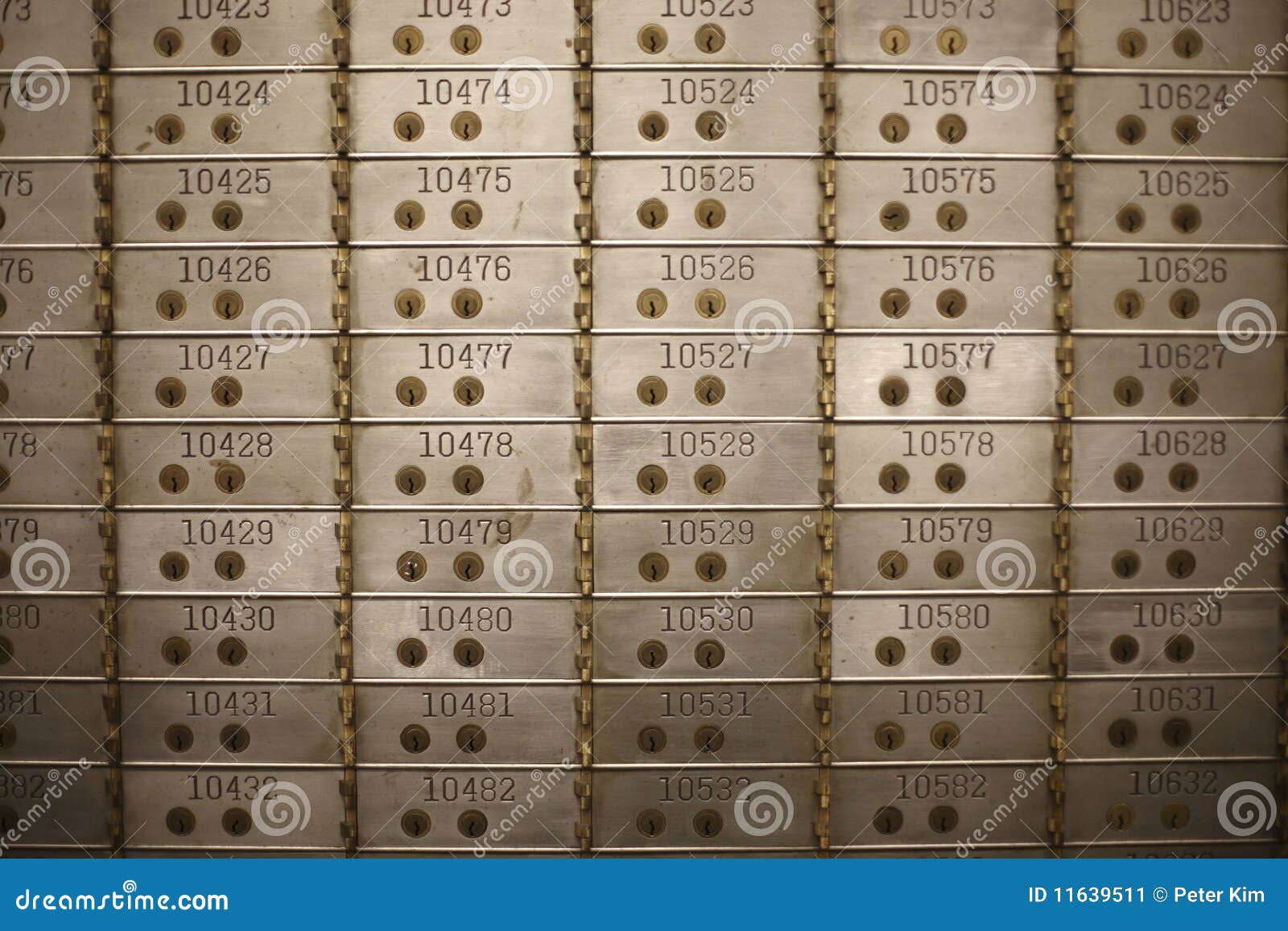 De Kluis van de bank stock afbeelding. Image of binnen - 11639511