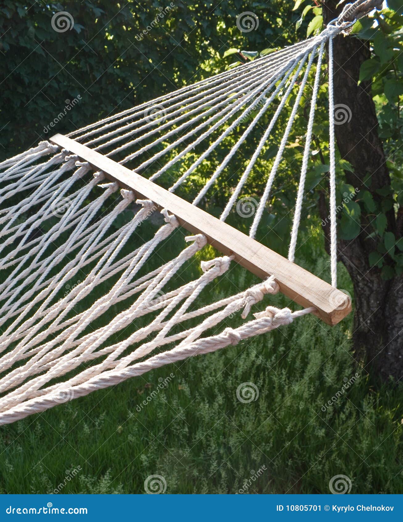 De knopen van de hangmat stock afbeelding. Image of vakantie - 10805701