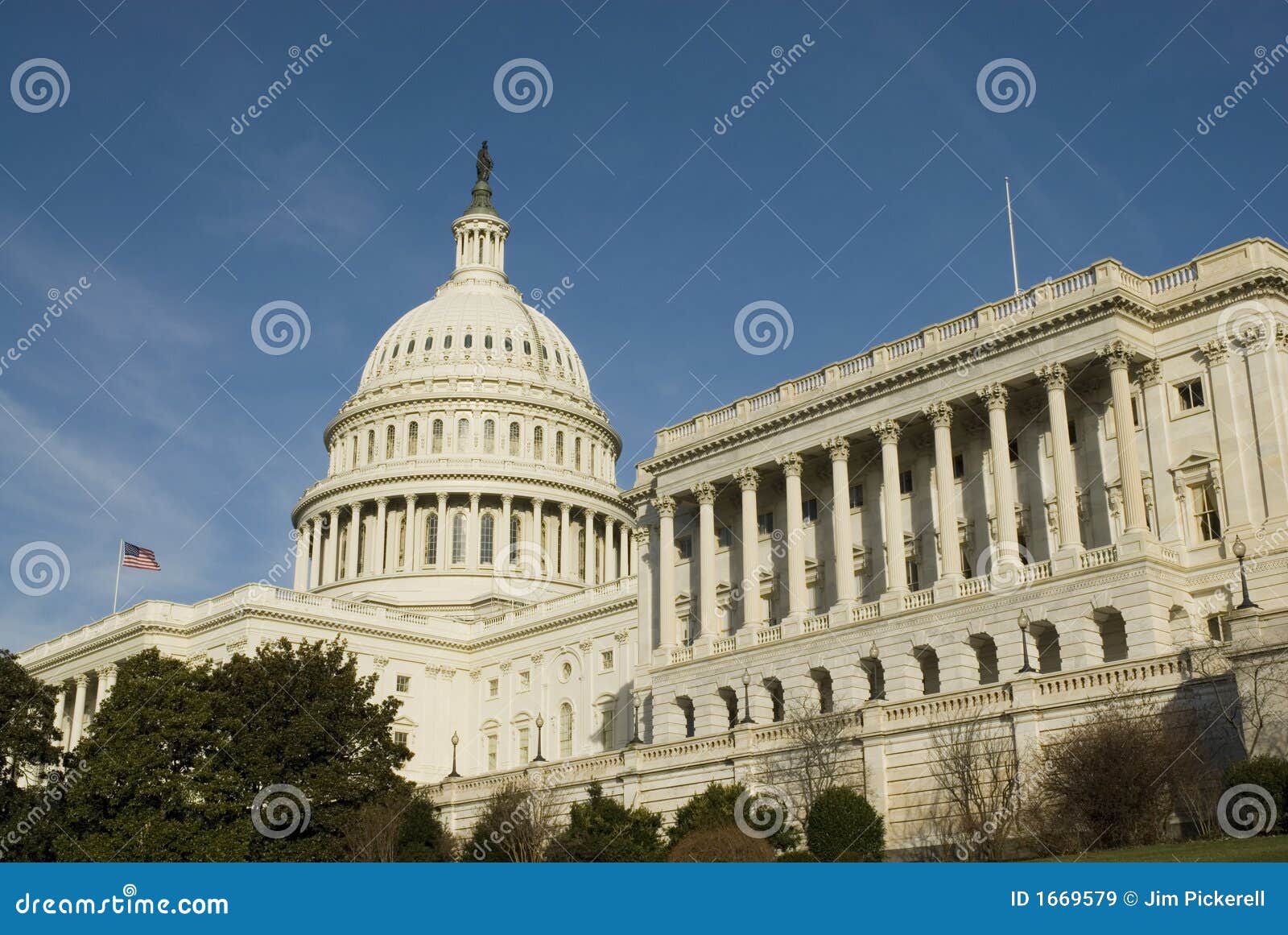 De Koepel Van Het Capitool Van De V.S. in Washington DC Stock ...