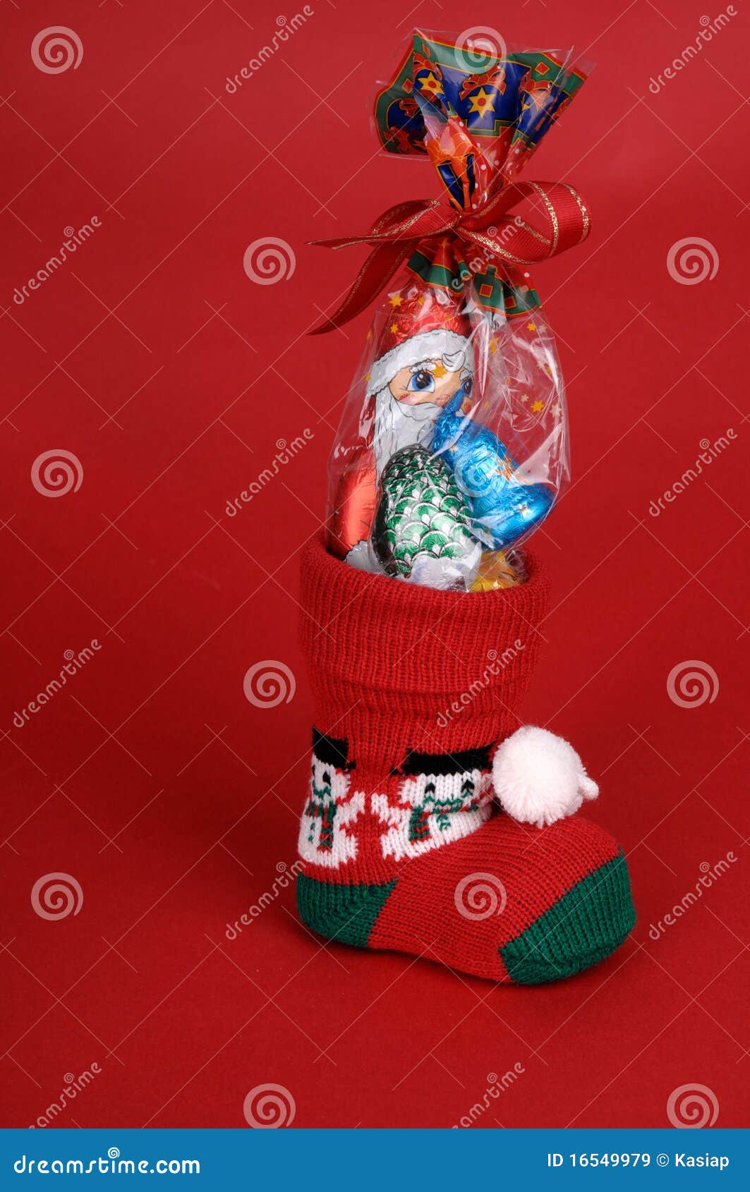 De kous van Kerstmis stock afbeelding. Image of heden - 16549979