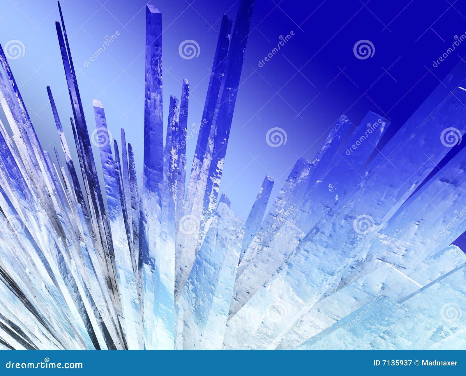 De kristallen van het ijs stock illustratie. Illustration of bevroren ...