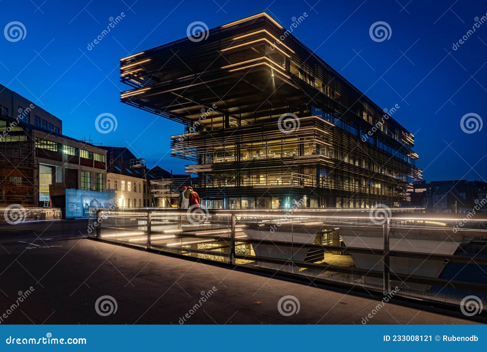 De Krook editorial photo. Image of ghent, architectuur - 233008121