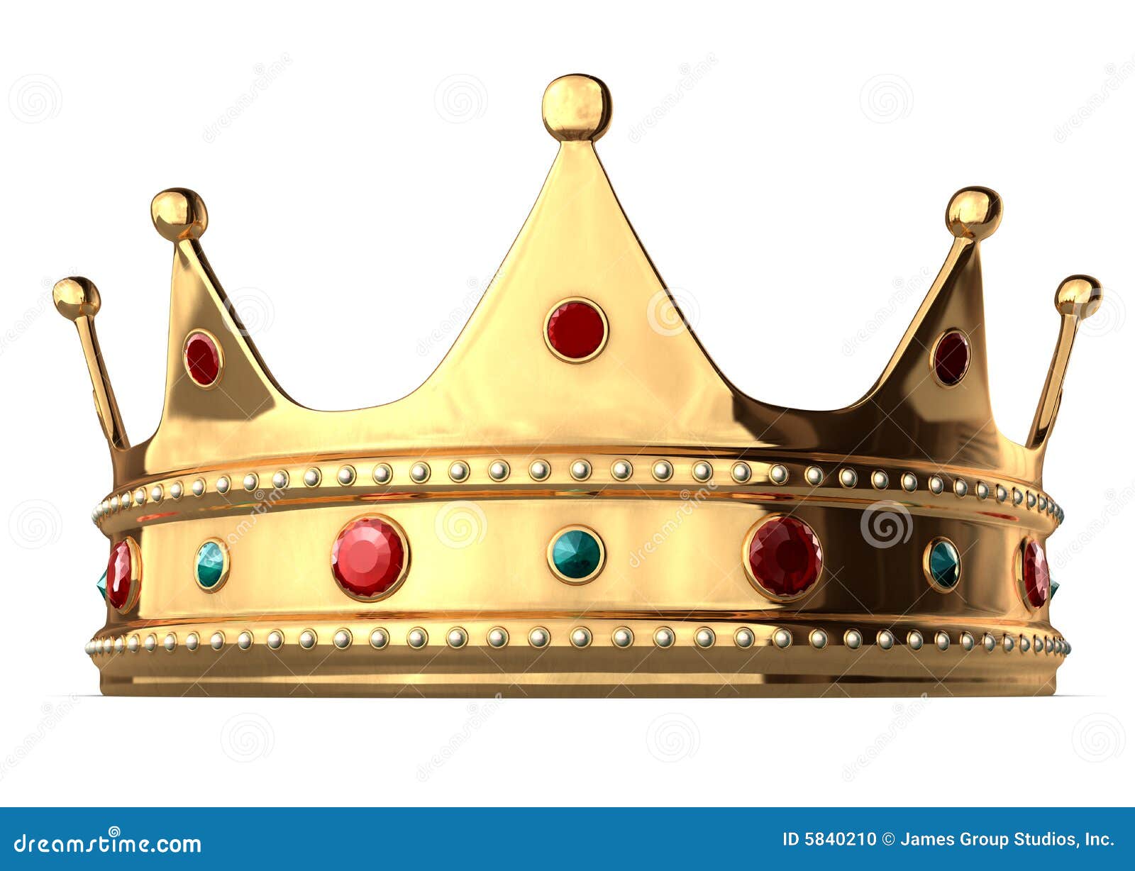 De Kroon van de koning stock foto. Image of majesteit - 5840210