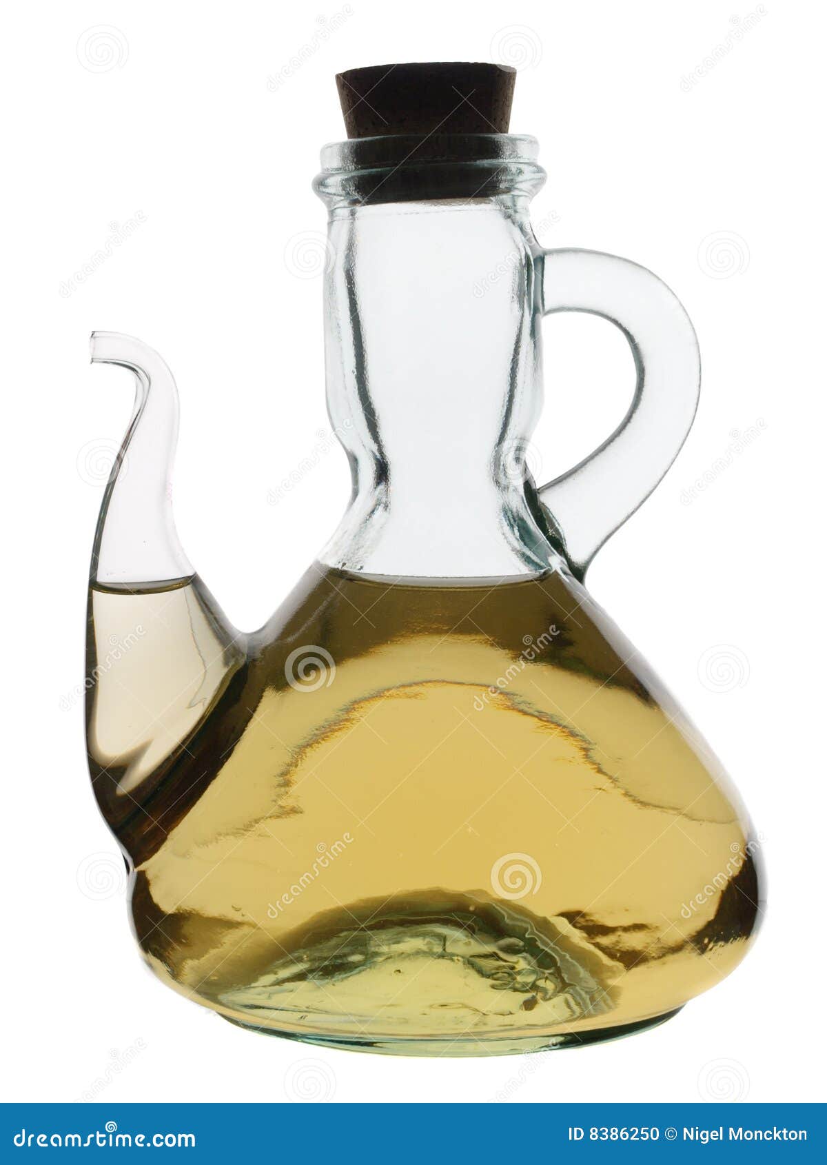 De Kruik Van Het Glas Met Witte Wijnazijn Stock Foto - Image of ...