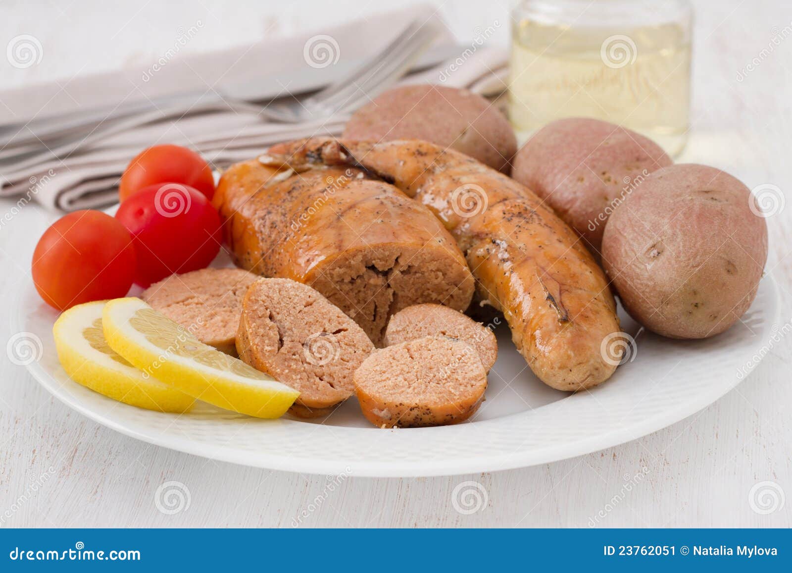 De Kuiten Van De Kabeljauw Met Aardappel Stock Afbeelding - Image of ...