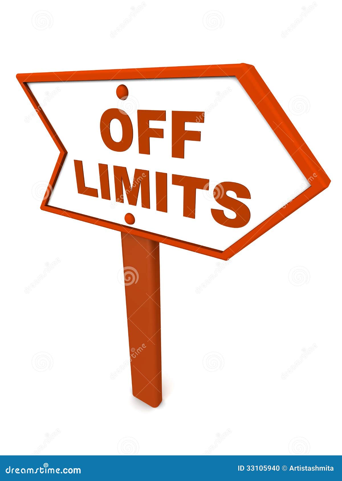 De Límites O Fuera Del Alcance Stock de ilustración - Ilustración de ...