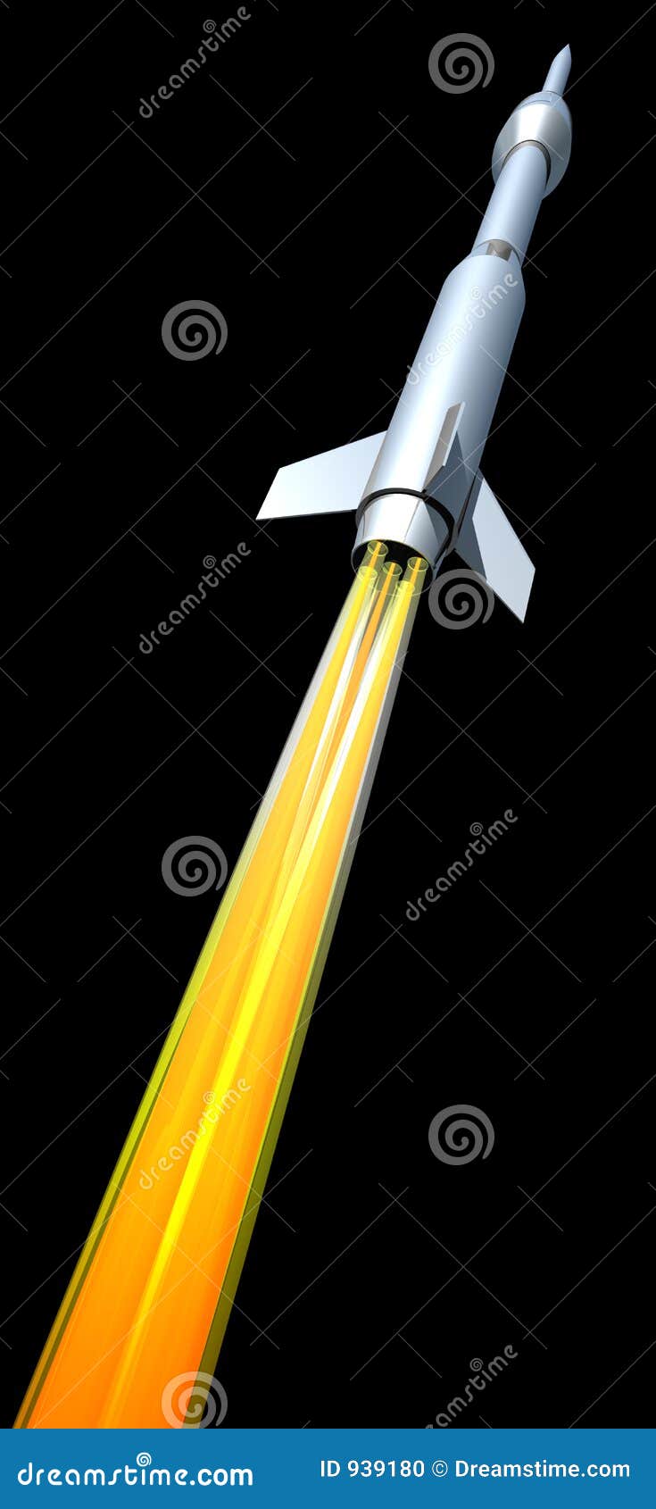 De Lancering van de raket stock illustratie. Illustration of payload ...