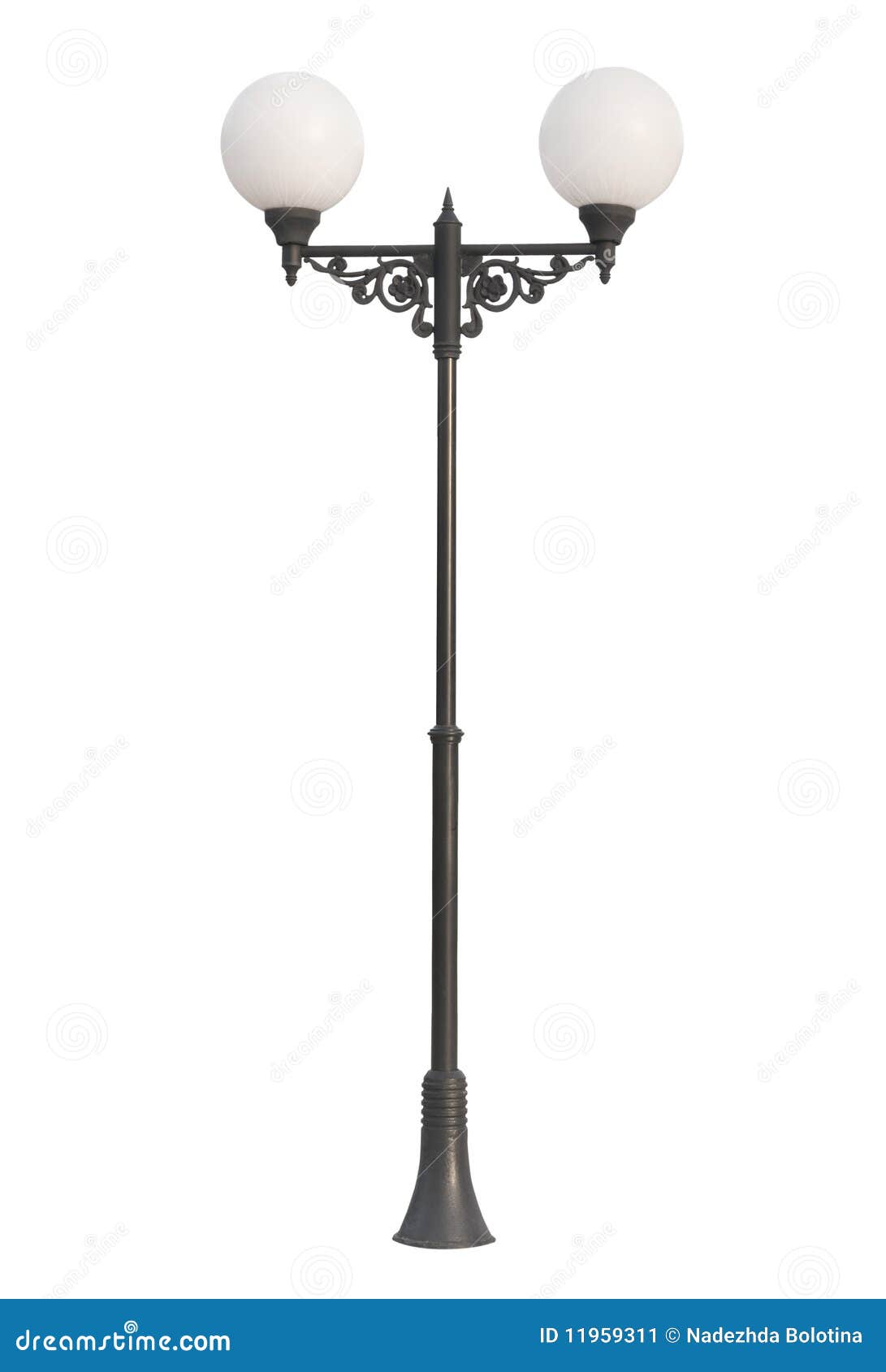 De Lantaarnpaal Van De Straat Stock Afbeelding - Image of straat ...