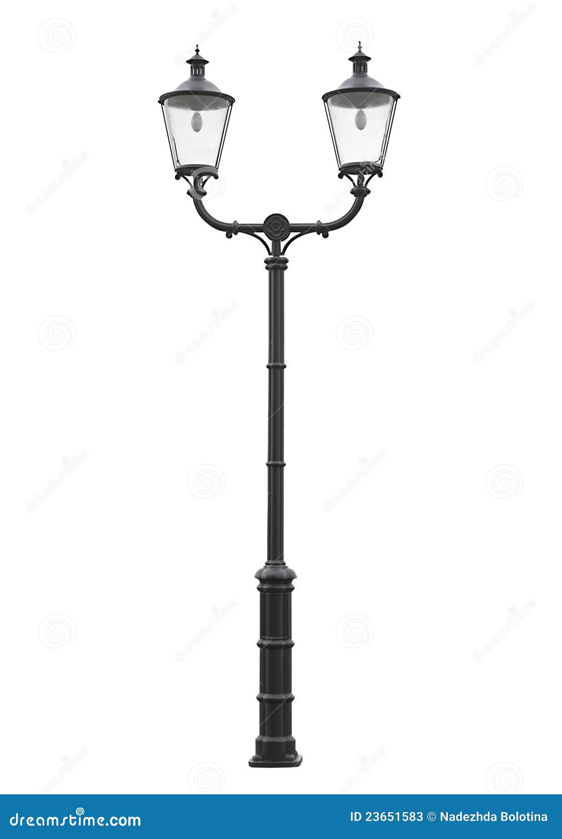 De Lantaarnpaal Van De Straat Stock Afbeelding - Image of elektriciteit ...