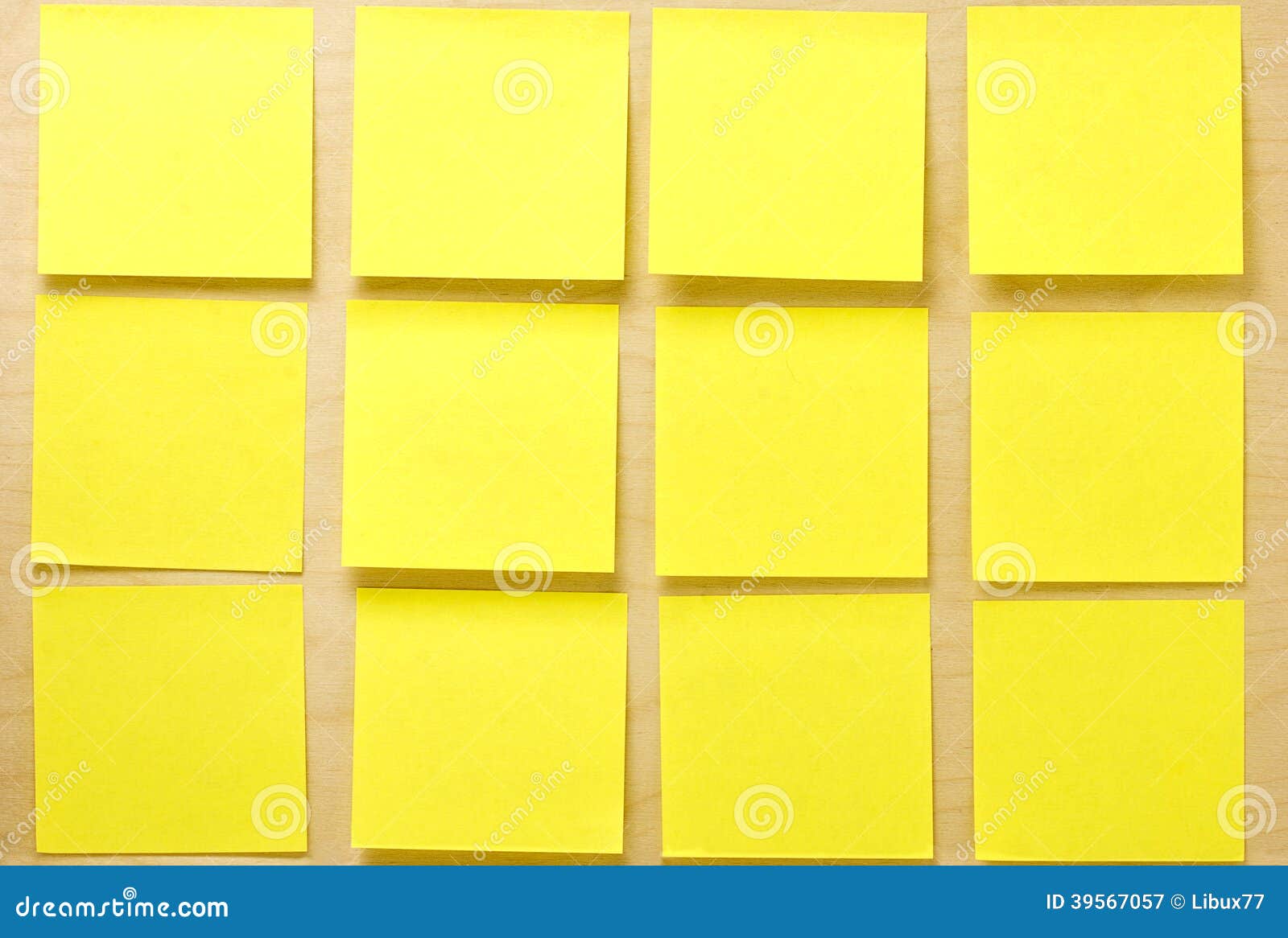 De Lege Gele Inzameling Van De Post-itpost-it Stock Afbeelding - Image ...