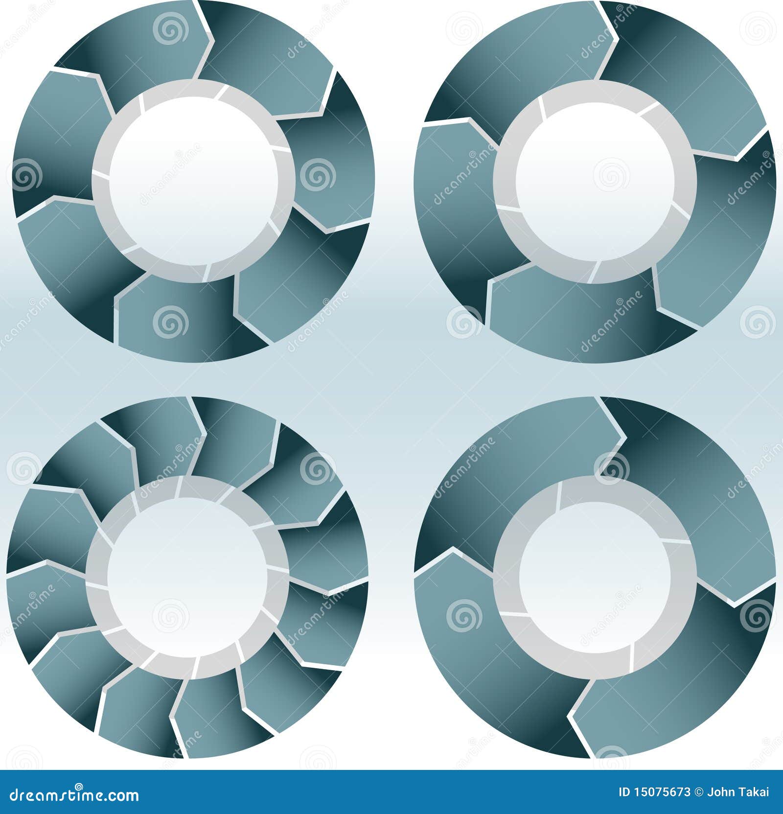 De lege Reeks van het Wiel vector illustratie. Illustration of vector ...