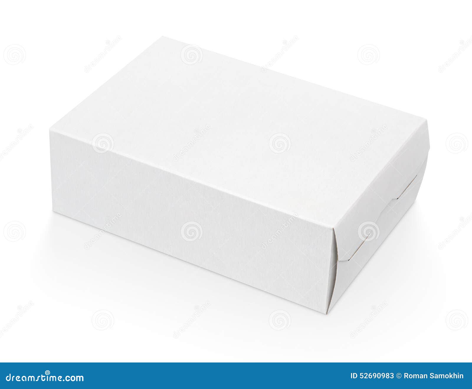 De Lege Witte Doos Van Het Karton Stock Afbeelding - Image of doos ...