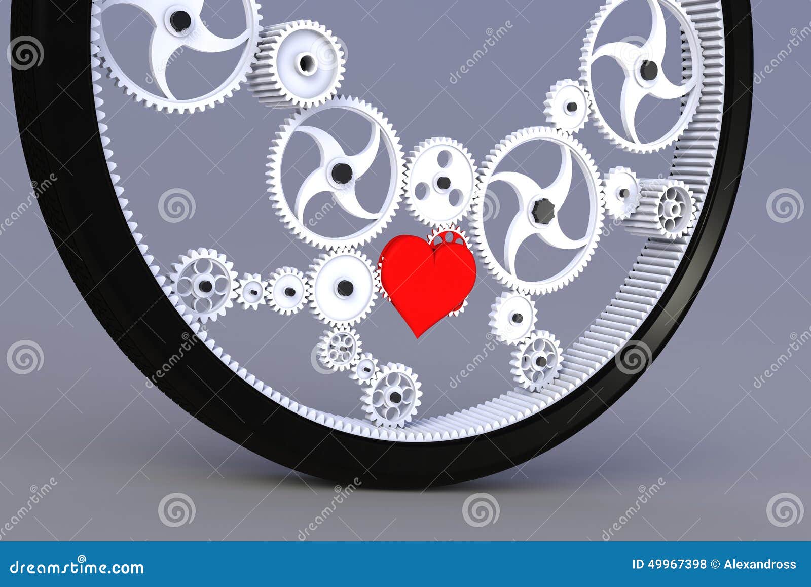 De Liefde is De Grootste Drijfkracht! Stock Illustratie - Illustration ...