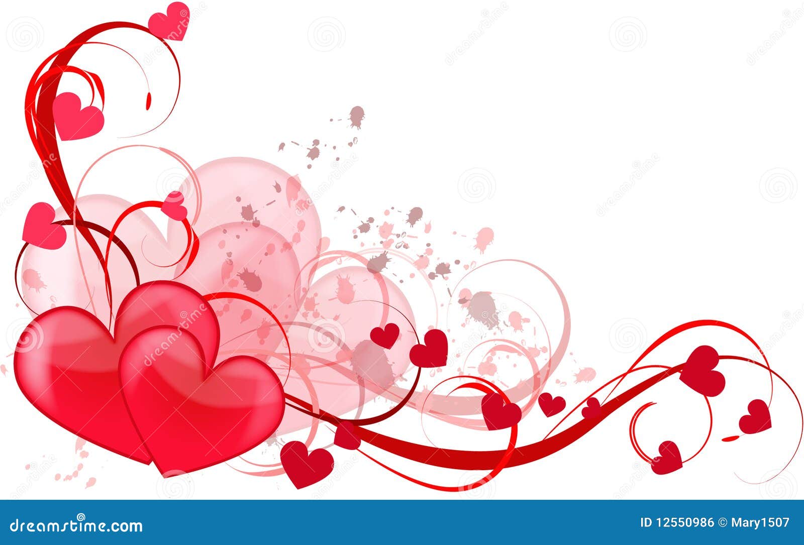 De liefde van het hart vector illustratie. Illustration of romantisch ...