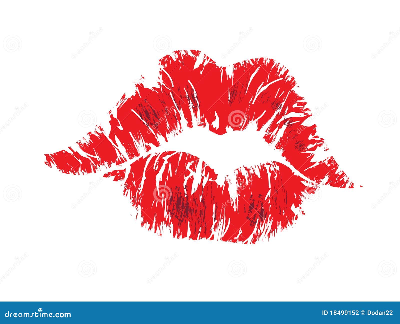 De lippen van de kus vector illustratie. Illustration of illustratie ...