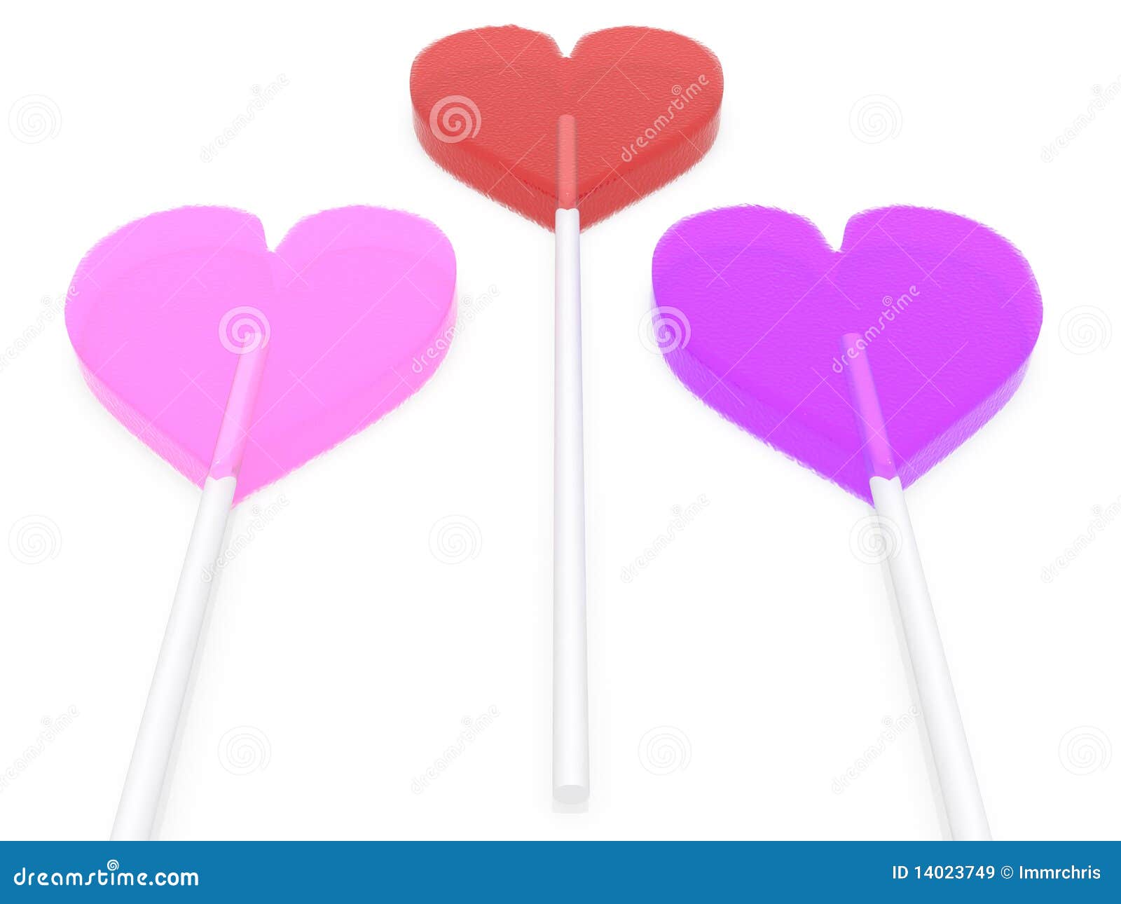 De Lollies van het hart stock illustratie. Illustration of lollie ...