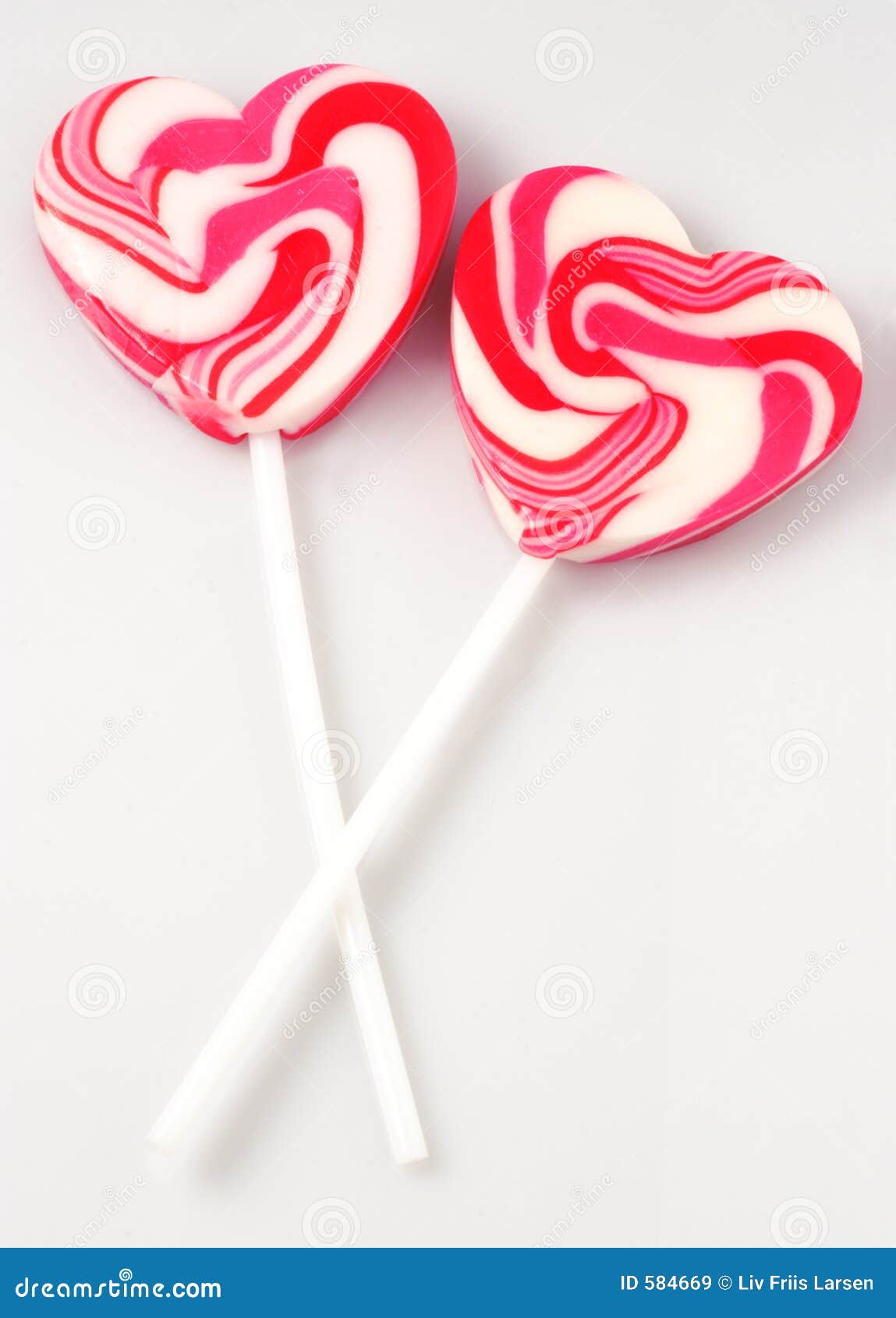 De lollys van het hart stock afbeelding. Image of verhouding - 584669