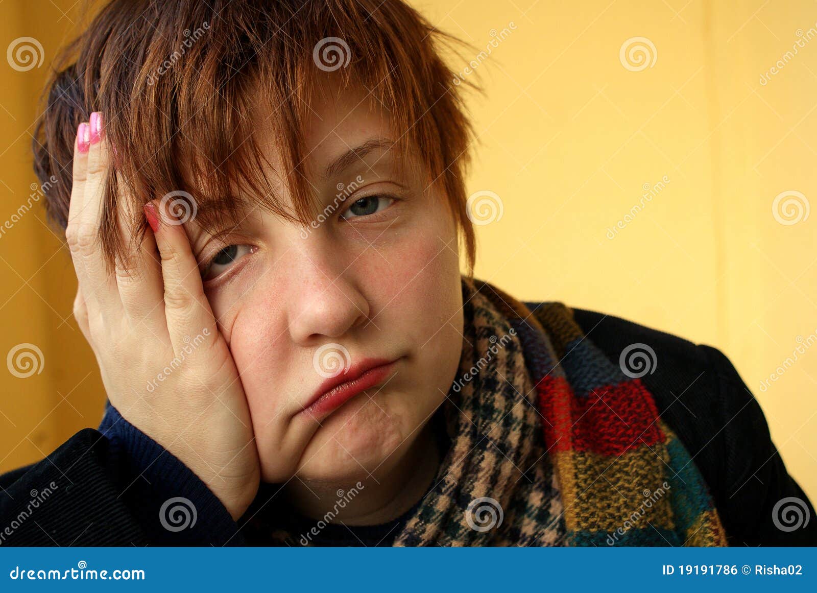 De Lusteloosheid Van De De Vermoeidheiduitputting Van De Moeheid Stock ...