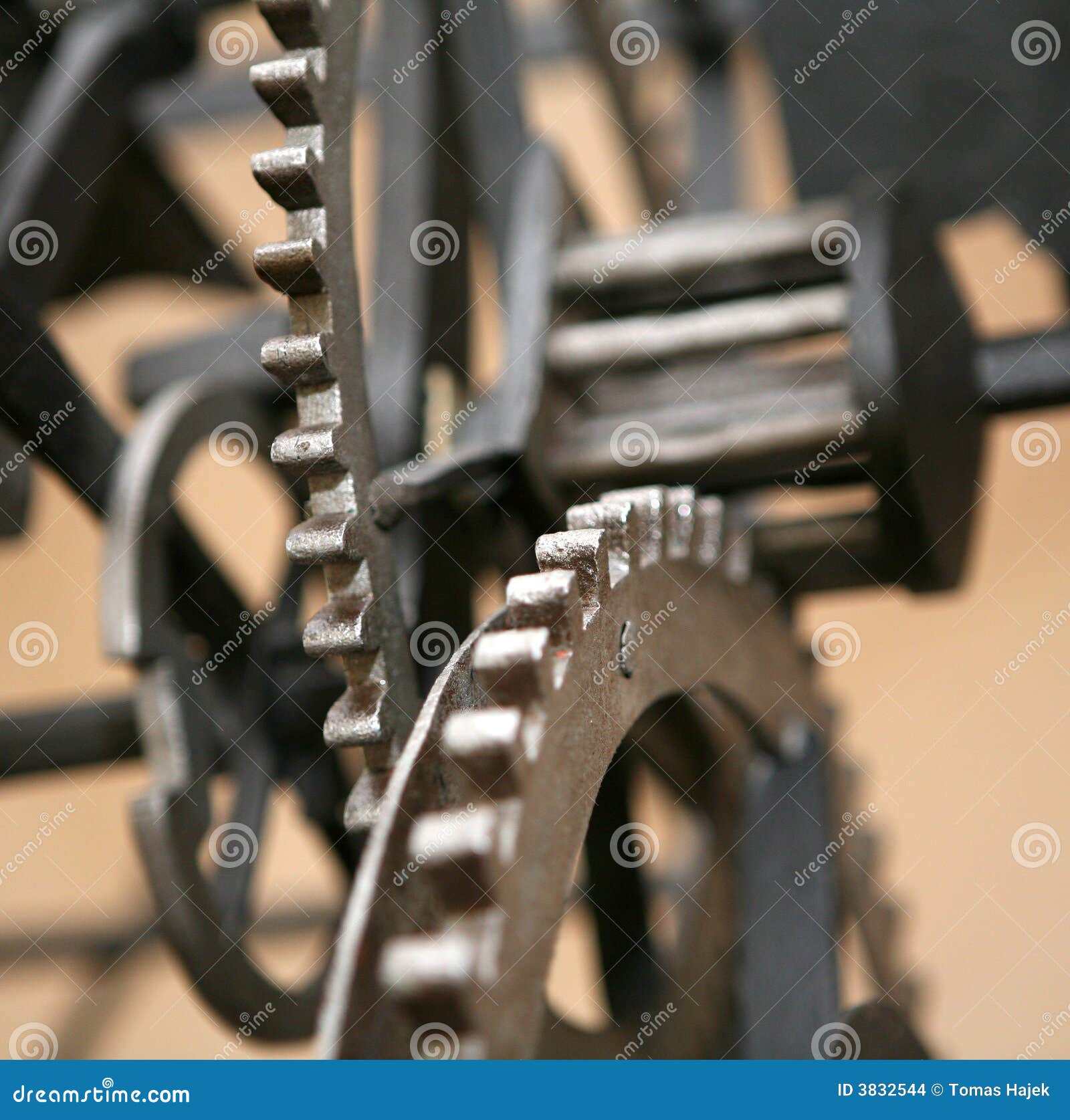 De machine van de klok stock foto. Image of klok, uurwerk - 3832544