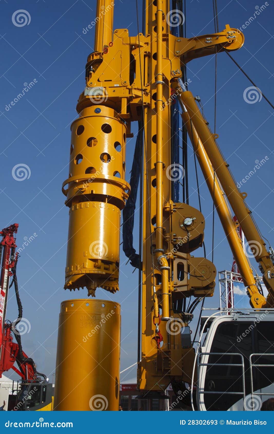 De Machinedetail Van De Boring Stock Afbeelding - Image of avegaar ...