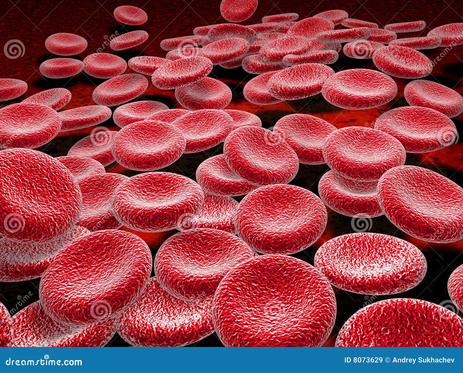 De macro van het bloed stock afbeelding. Image of microscopisch - 8073629