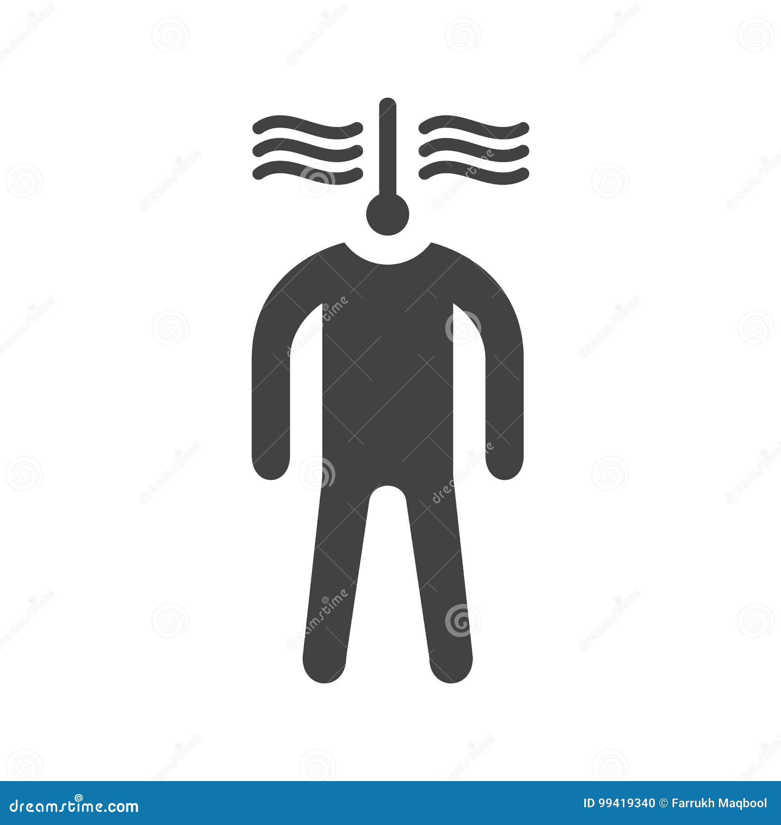 De mal genio ilustración del vector. Ilustración de concepto - 99419340