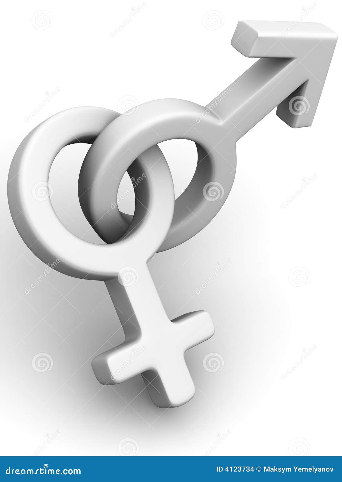 De Mannen En De Vrouwen Van Het Symbool. Liefde Stock Illustratie ...