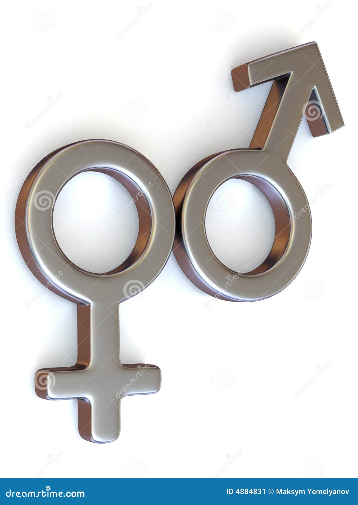 De Mannen En De Vrouwen Van Het Symbool. Liefde Stock Illustratie ...