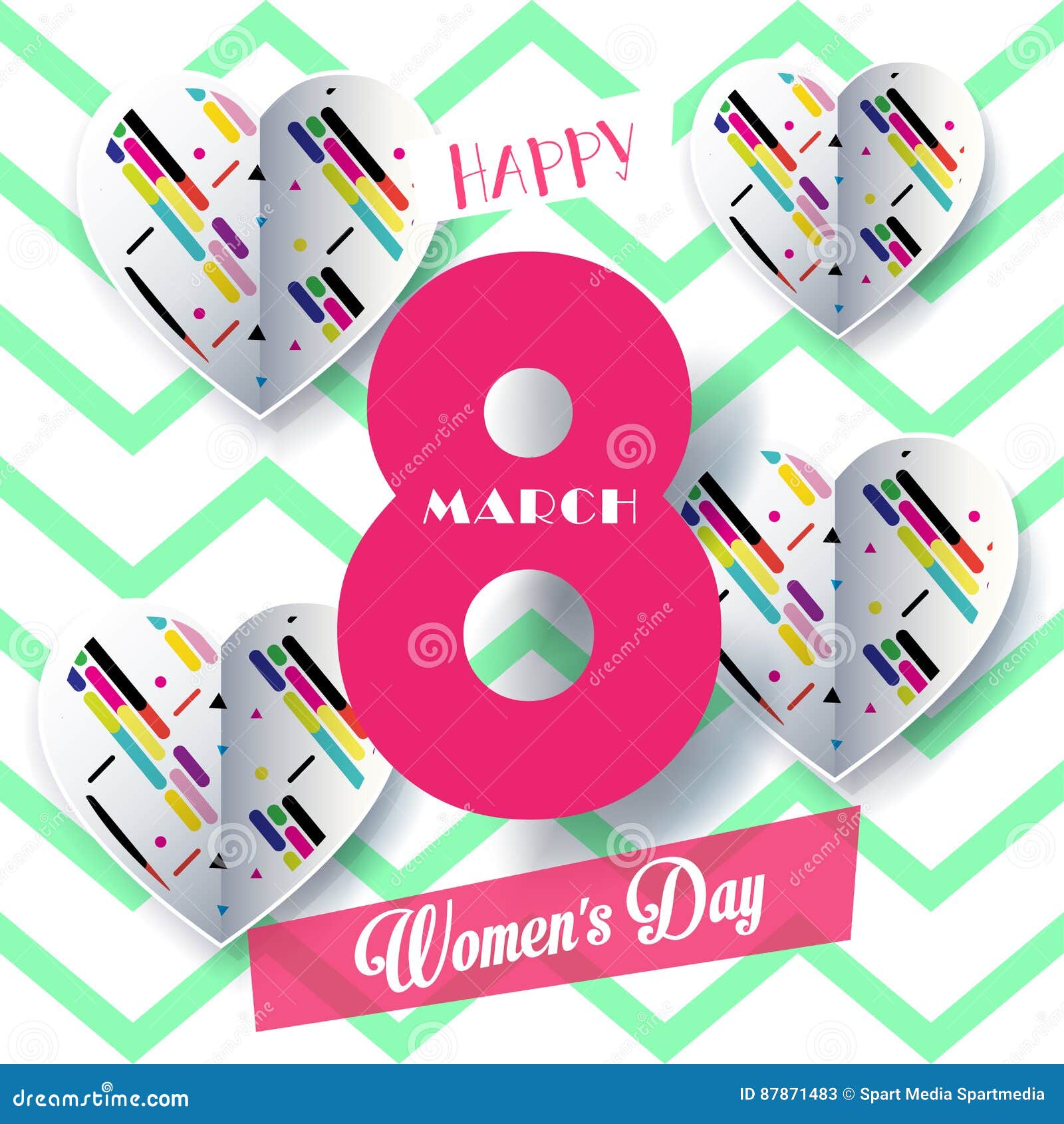 8 de marzo ilustración del vector. Ilustración de nupcial - 87871483