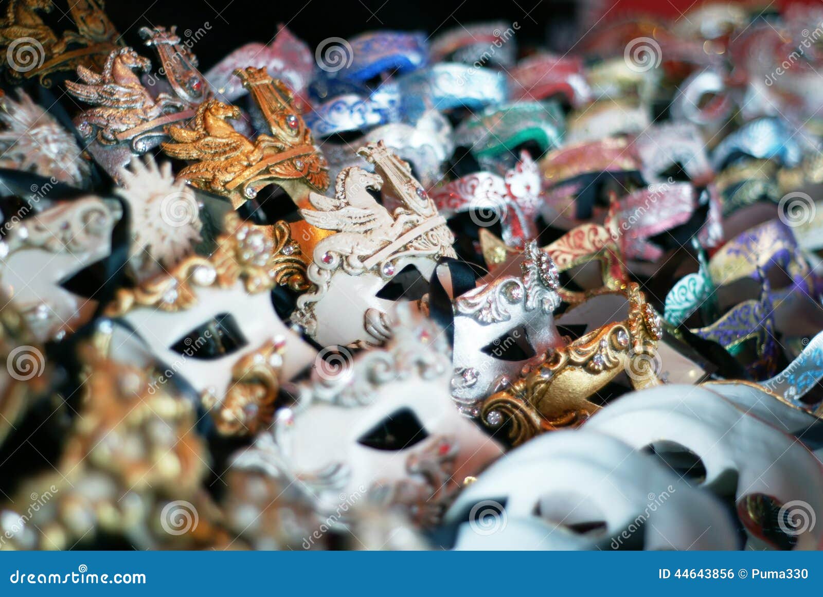 De maskers van Carnaval stock foto. Image of artistiek - 44643856