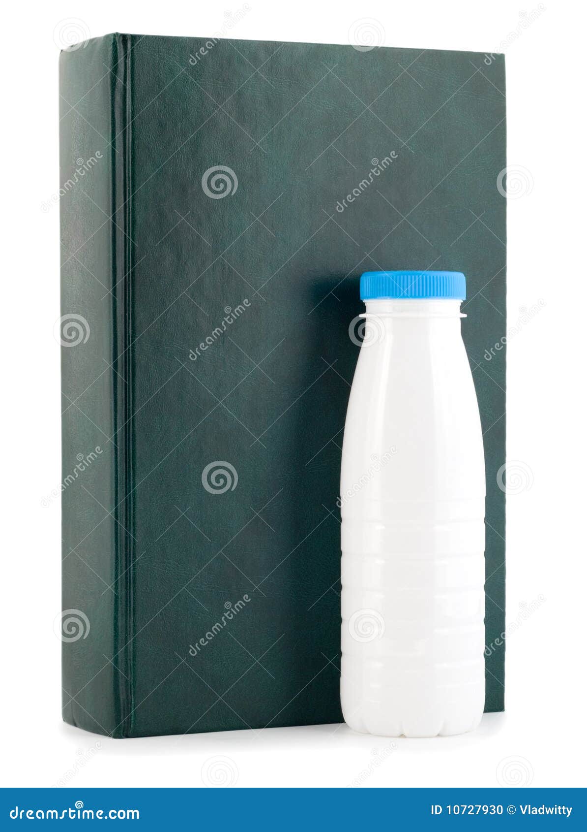 De melkfles van het boek stock foto. Image of zuivelfabriek - 10727930