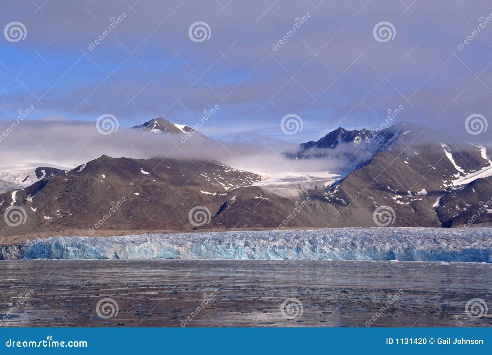 De Meningen Van De Gletsjer Rond De Gletsjer Van Monaco Stock Foto ...