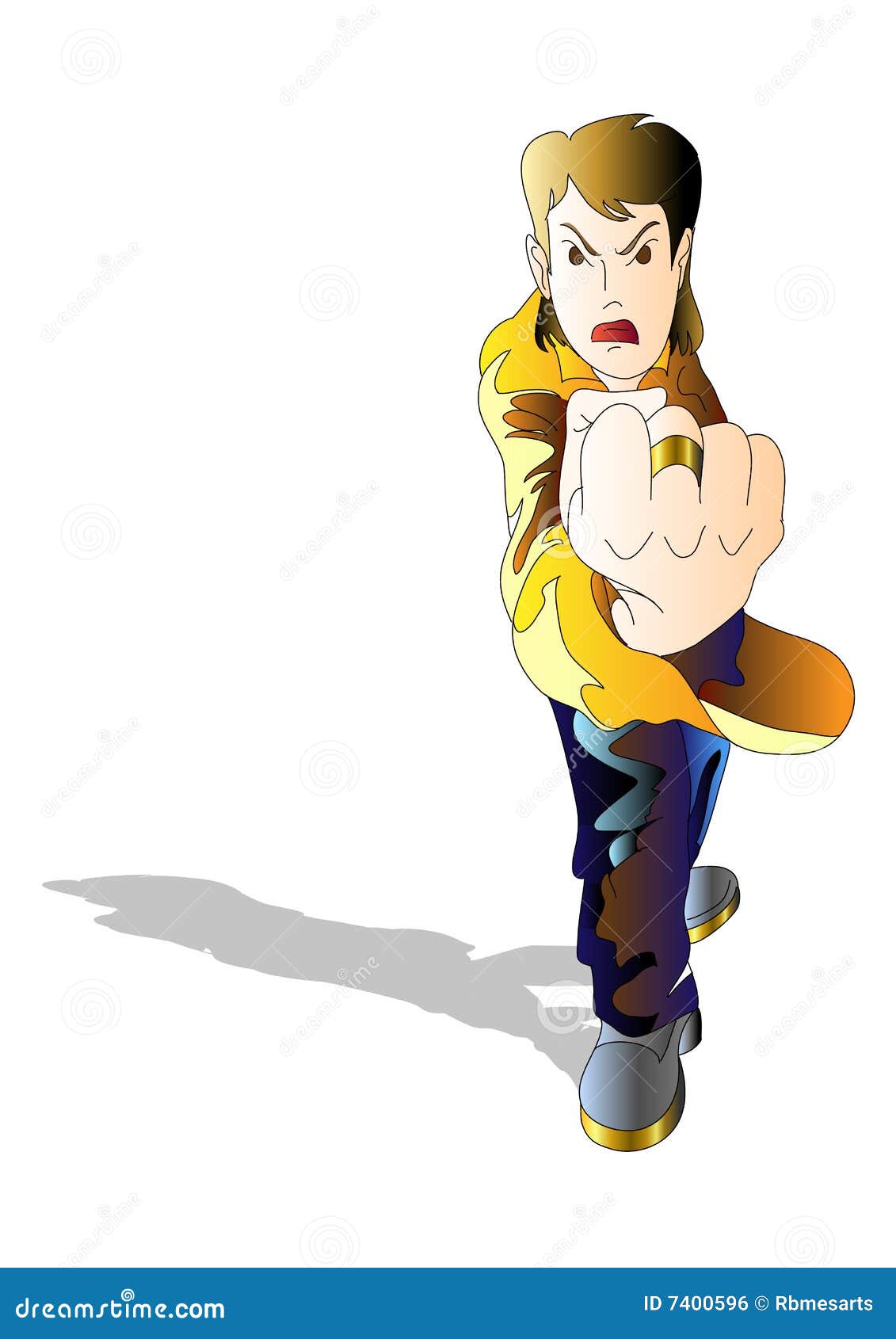 De mens van de woede stock illustratie. Illustration of frustratie ...