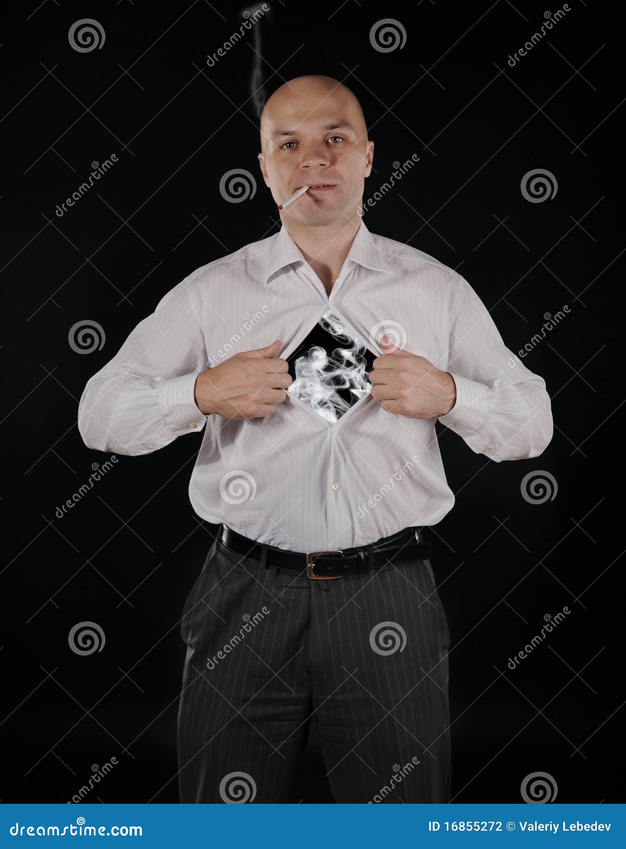 De mens van rokers stock foto. Image of dood, sigaret - 16855272