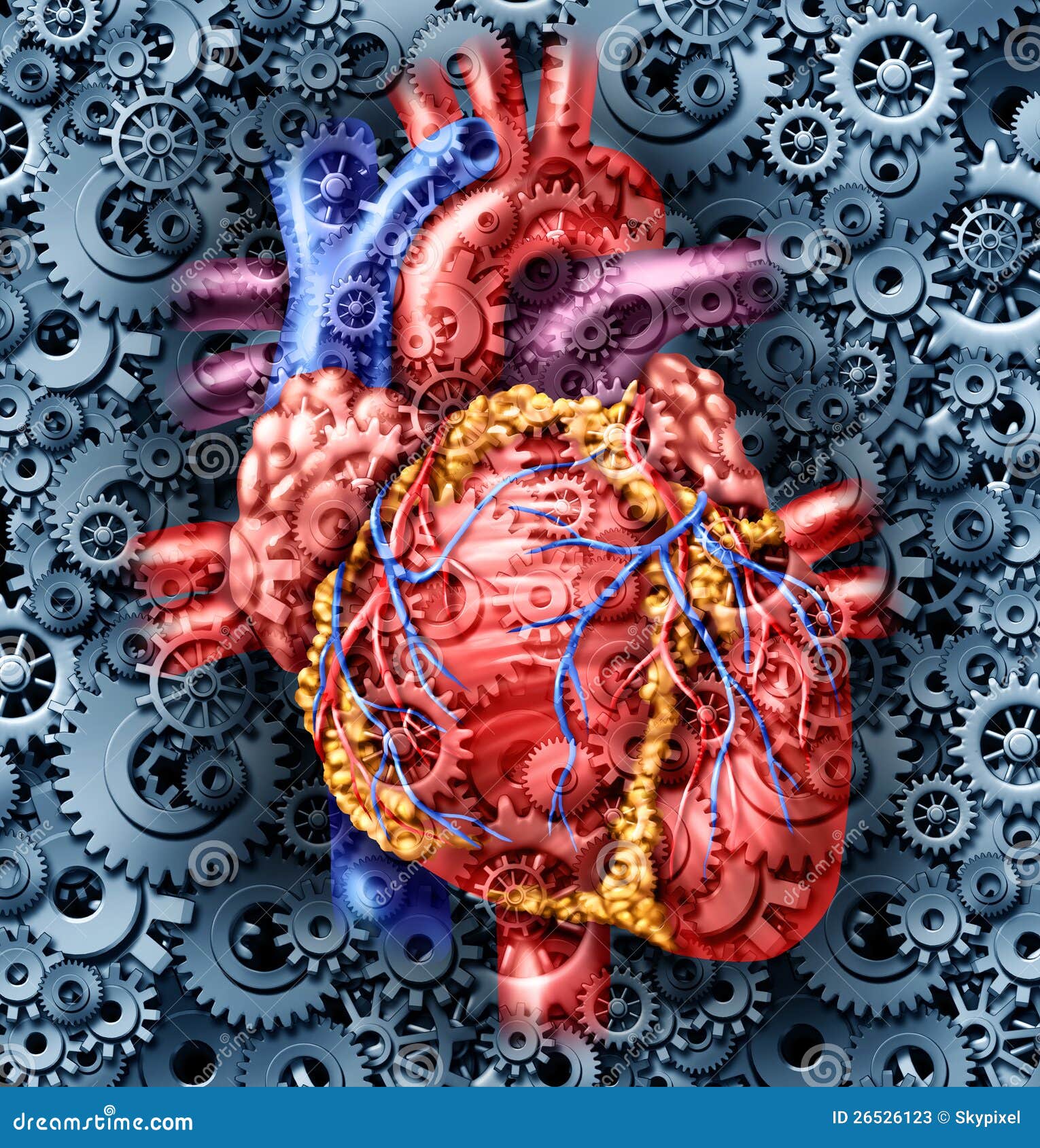 De Menselijke Gezondheid Van Het Hart Stock Illustratie - Illustration ...