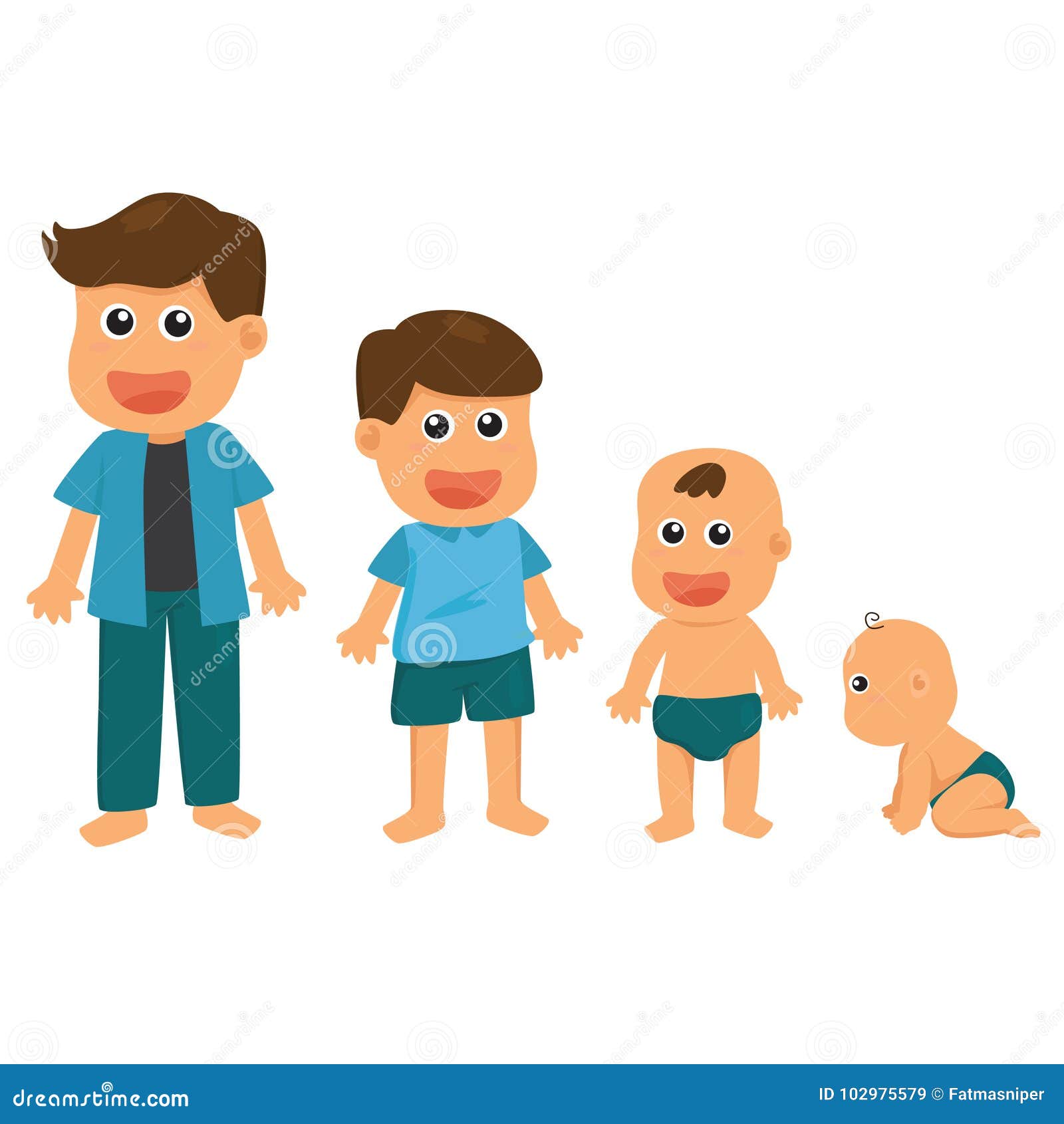 De menselijke groei stock illustratie. Illustration of achtergrond ...