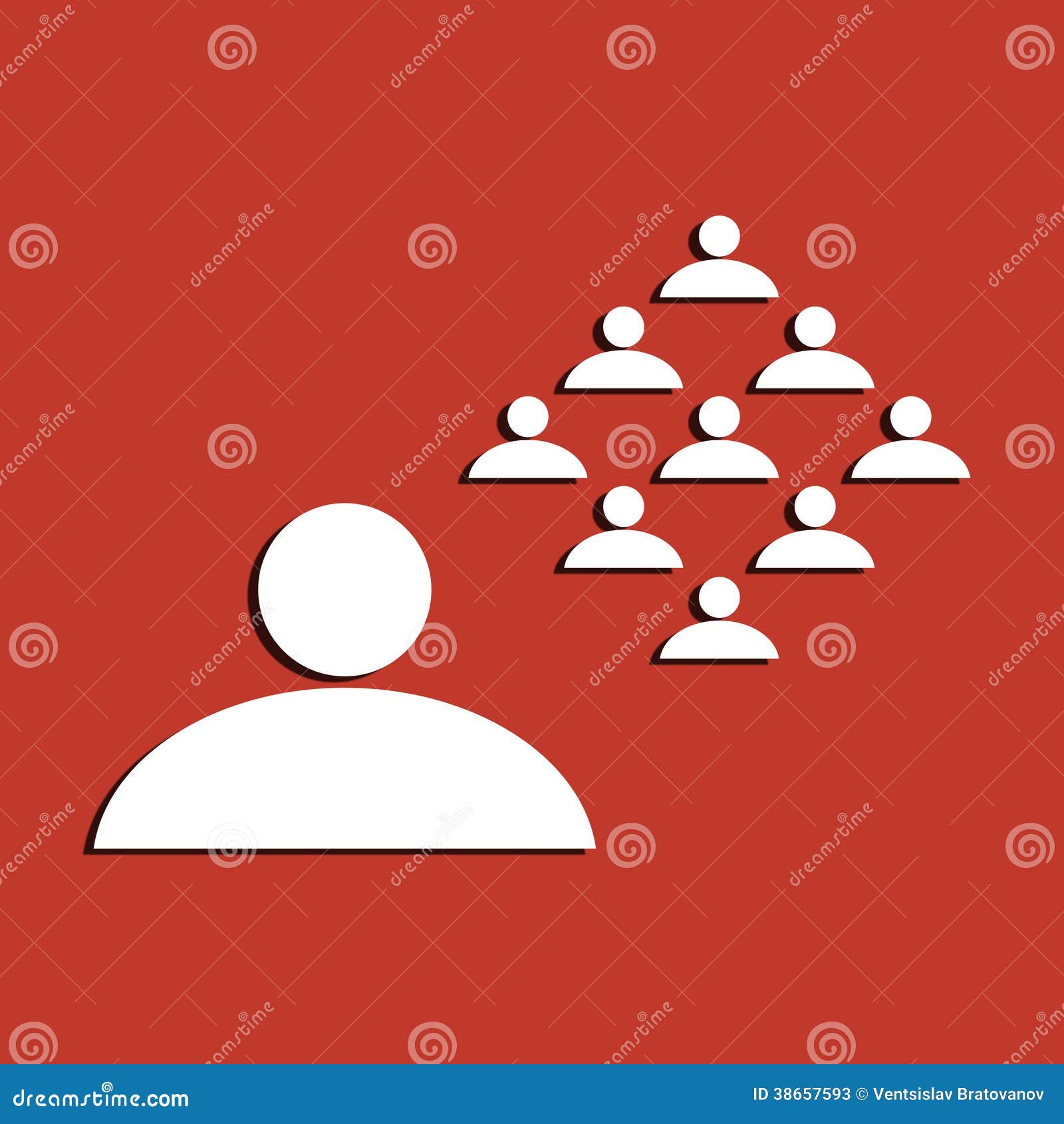 De Mensen Groeperen Symbool Stock Illustratie - Illustration of mensen ...