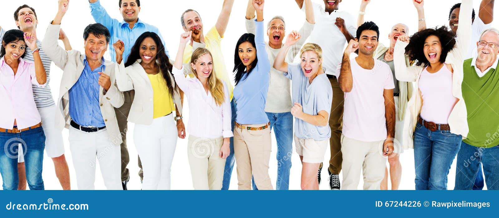 De Mensen Menselijk Ras Van De Groepsviering Stock Foto - Image of ...